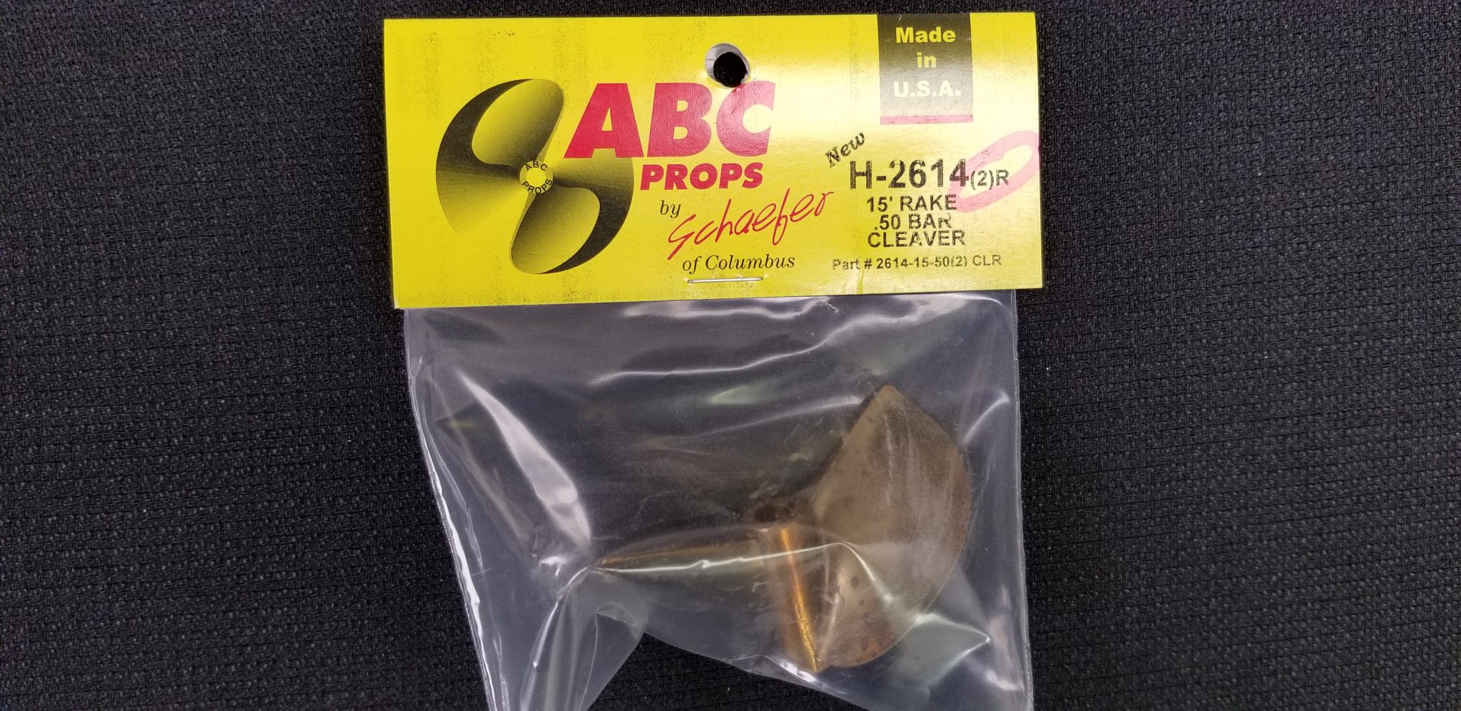 2614 2 Blade Cleaver Propeller Right - RC Boat Propeller | ABC Props ...