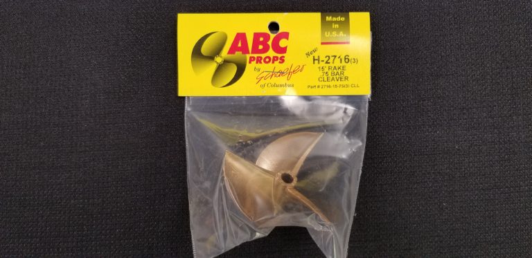 2716 3 Blade Cleaver Propeller Left - RC Boat Propeller | ABC Props ...