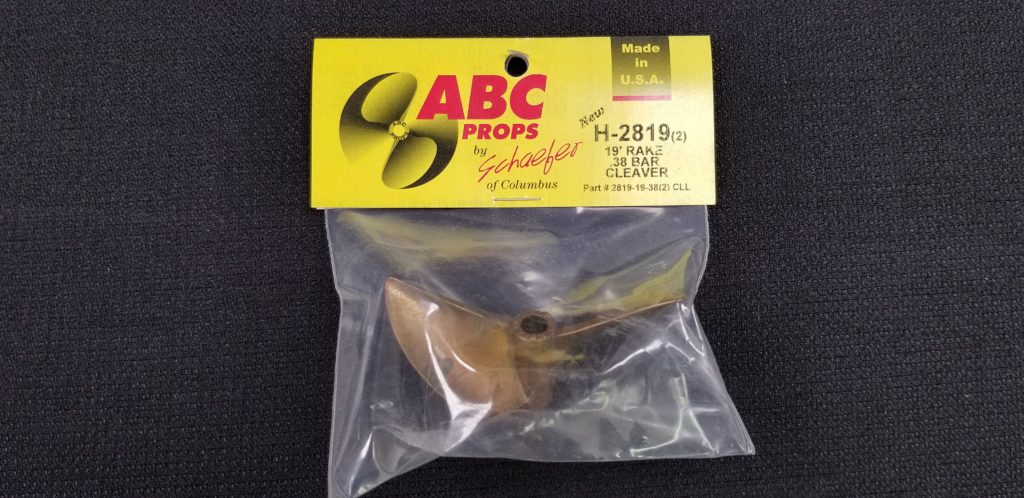 2819 2 Blade Left Cleaver Propeller - RC Boat Propeller | ABC Props ...
