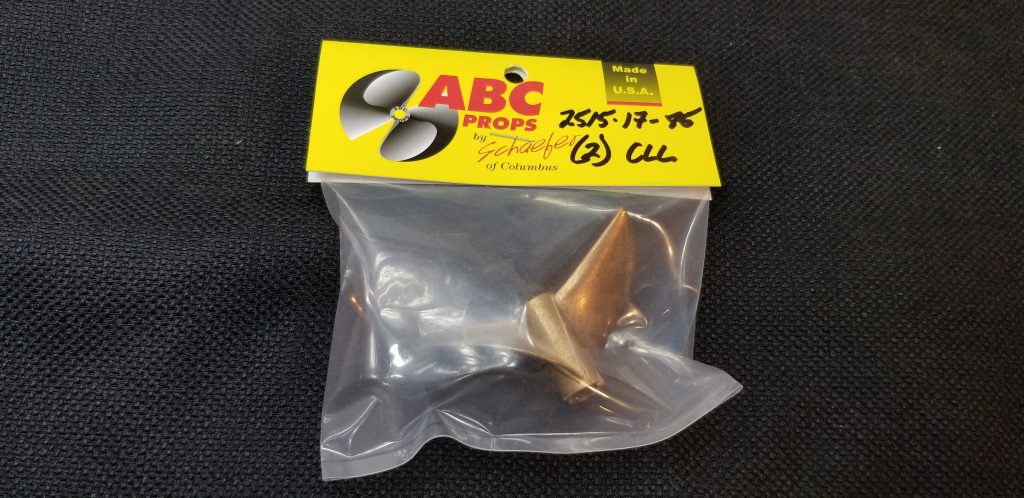 2515 2 Blade Cleaver Propeller Left – RC Boat Propeller | ABC Props ...