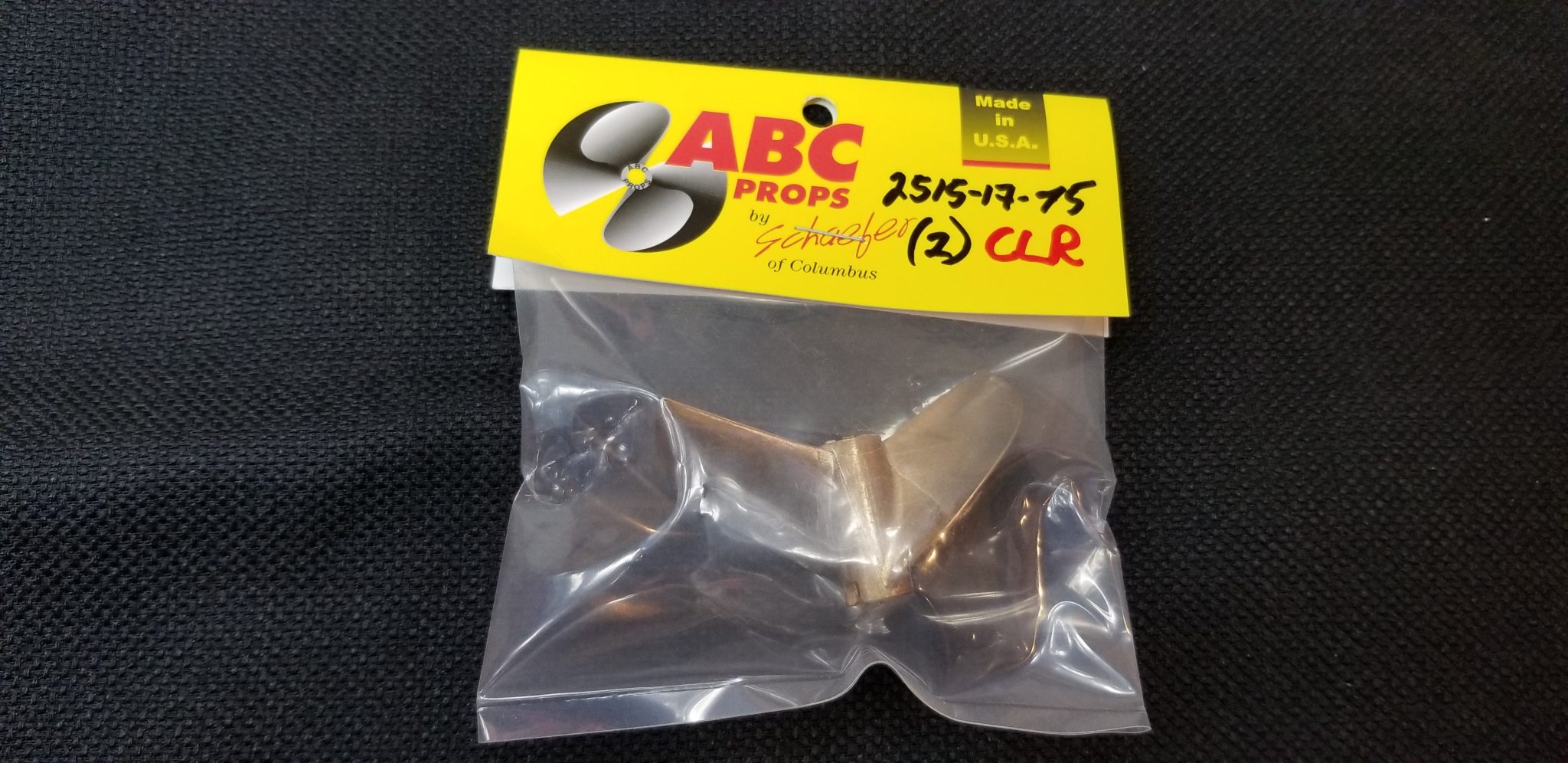 2515 2 Blade Cleaver Propeller Right – RC Boat Propeller | ABC Props ...