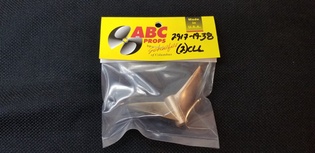 2917 2 Blade Cleaver Propeller Left – RC Boat Propeller | ABC Props ...